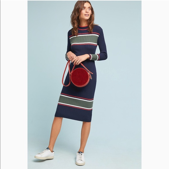 Anthropologie | Dresses | Anthro Varsity Dress | Poshmark